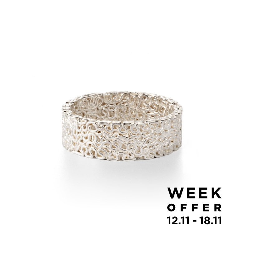 Squeeze ring - sterlingsølv, 6 mm - Emquies HolsteinEmquies Holstein